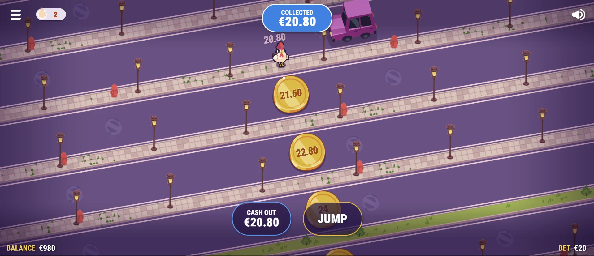 Chicken X Demo – Test the x10,000 Road Crash Game for Free