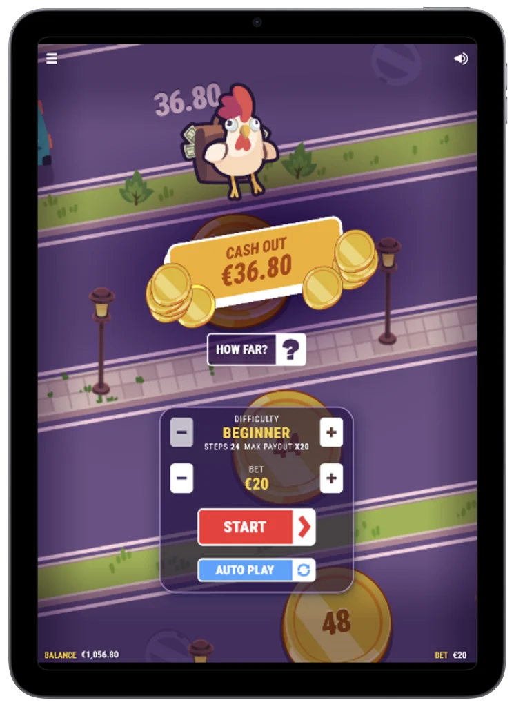 Chicken X Demo – Test the x10,000 Road Crash Game for Free